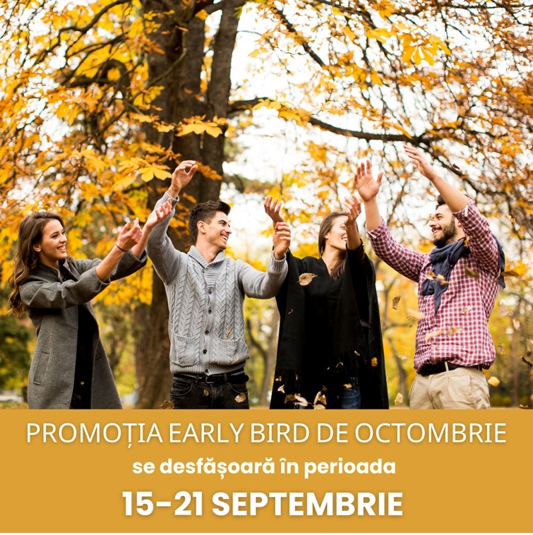 Early Bird de Octombrie - 20% reducere la cursuri - Fundaţia Calea ...